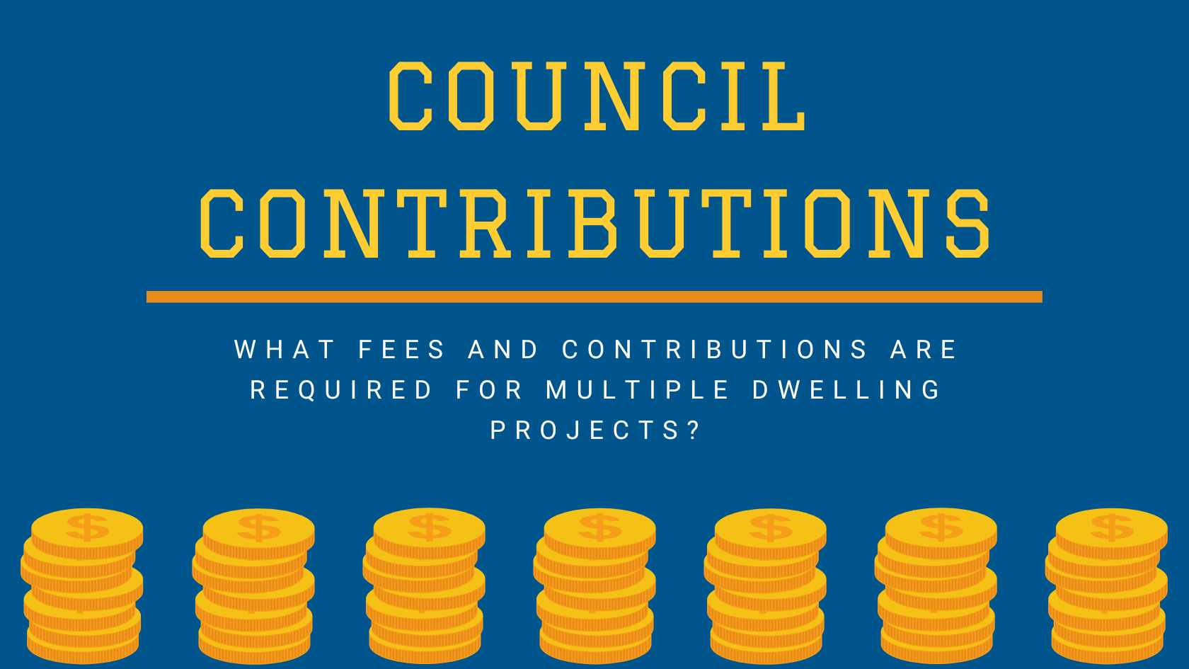 What Council Contributions Can Apply for Multi-Dwelling Planning ...